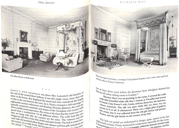 "Nancy Lancaster: Her Life, Her World, Her Art" 1996 BECKER, Robert