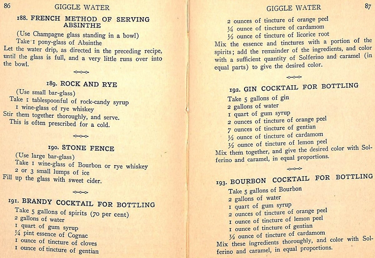 "Giggle Water" 1928 WARNOCK, Charles S.