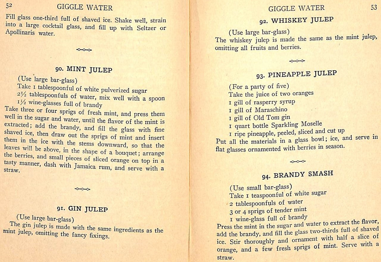 "Giggle Water" 1928 WARNOCK, Charles S.