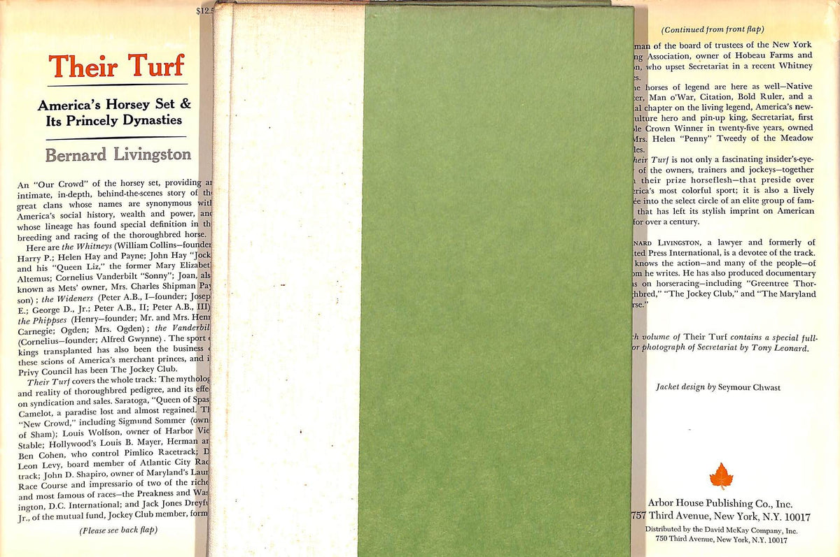 "Their Turf: America's Horsey Set & Its Princely Dynasties" 1973 LIVIN