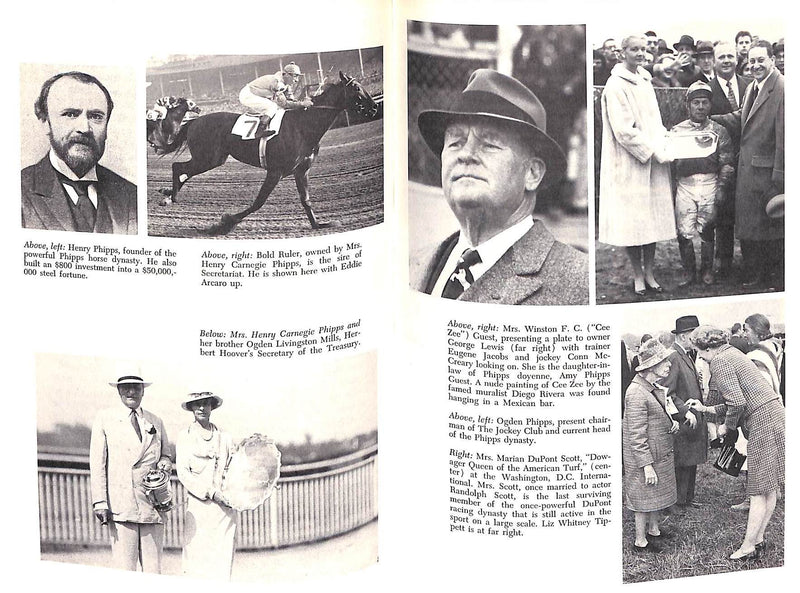 "Their Turf: America's Horsey Set & Its Princely Dynasties" 1973 LIVIN