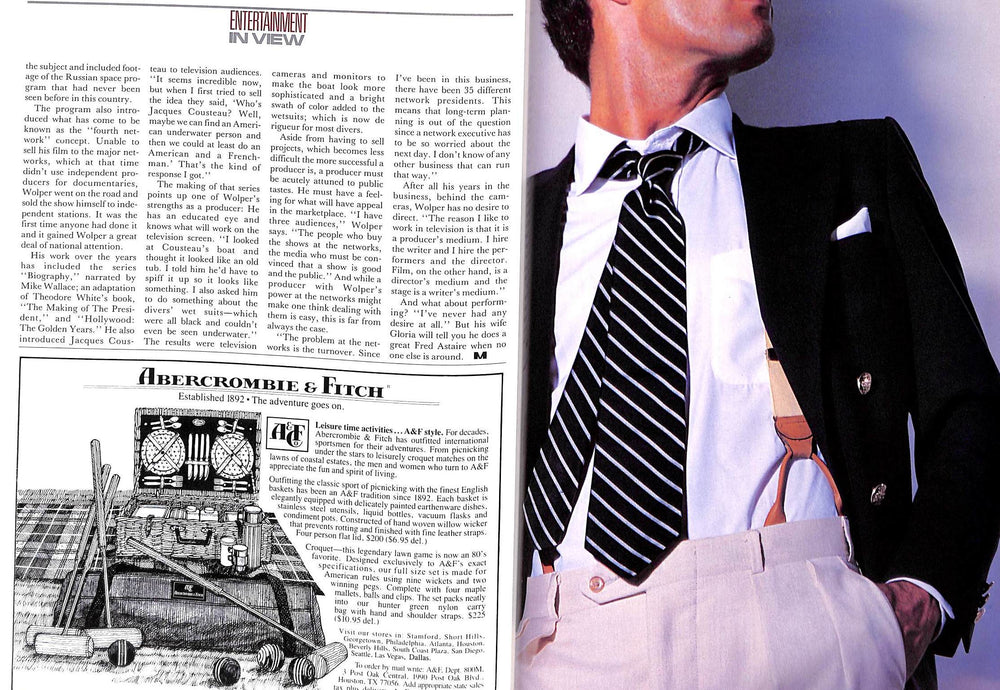 M The Civilized Man Italian Style May 1984