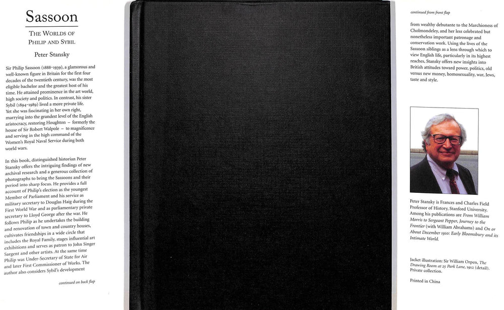 "Sassoon: The Worlds Of Philip And Sybil" 2003 STANSKY, Peter