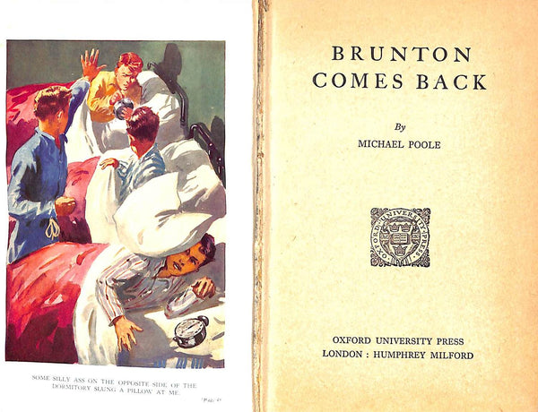 "Brunton Comes Back" 1938 POOLE, Michael
