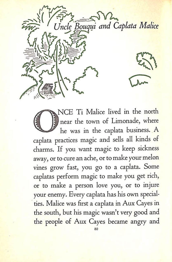 "Uncle Bouqui Of Haiti" 1942 COURLANDER, Harold