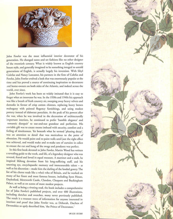 "John Fowler: Prince Of Decorators" 2007 WOOD, Martin