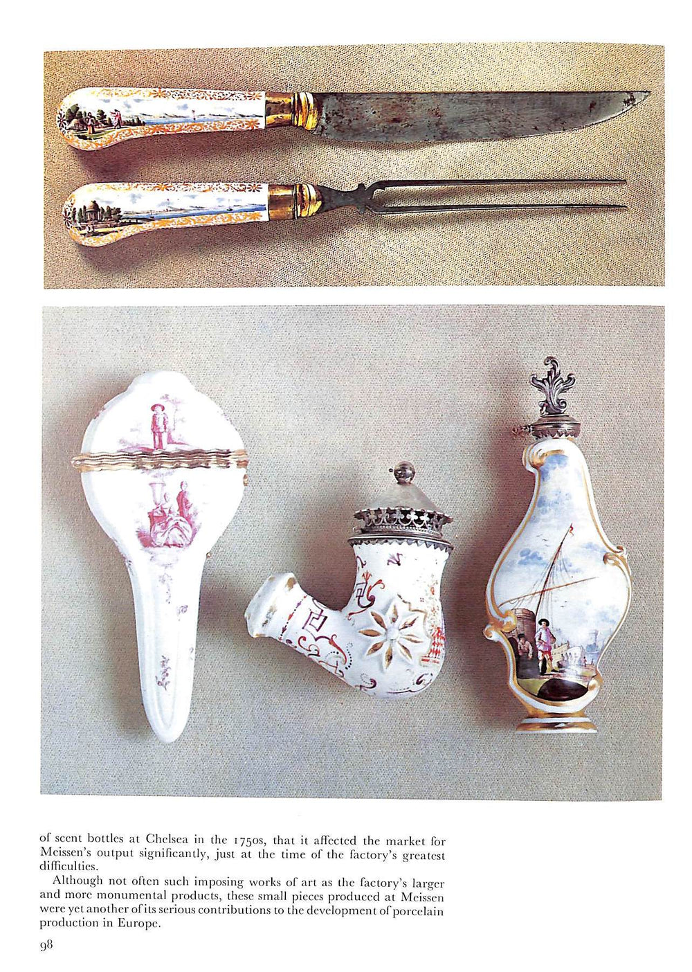 "Antique Porcelain In Color: Meissen" 1971 MORLEY-FLETCHER, Hugo