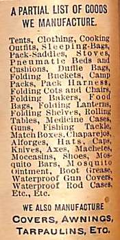 "Abercrombie & Fitch c1903 Miniature Calendar & Postage Stamp Booklet"