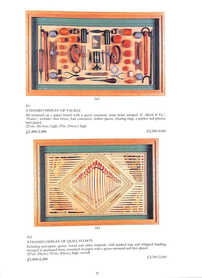 "The El-Helou Collection Of Fishing Paraphernalia" 1999 Christie's Sou