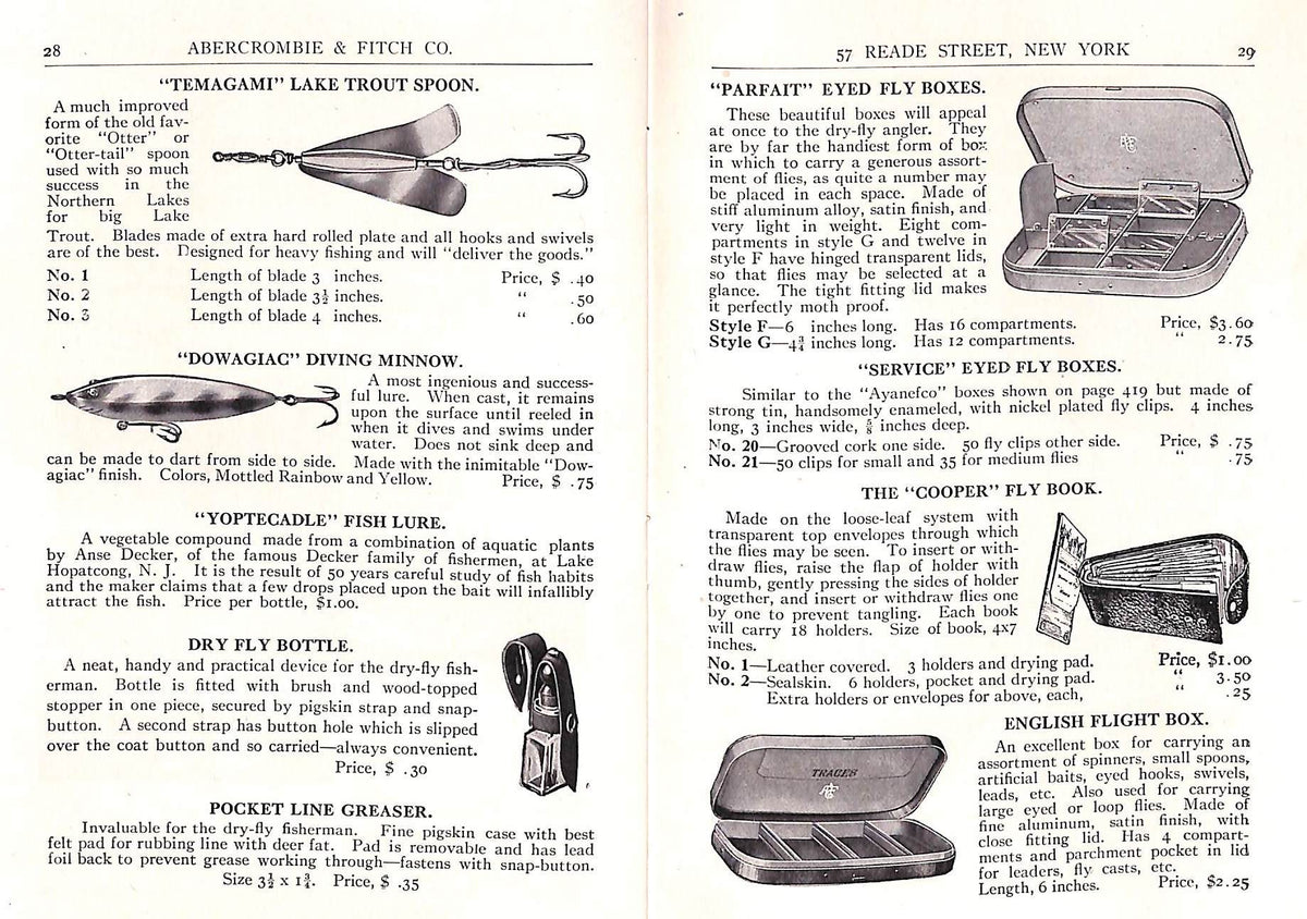 Abercrombie & Fitch 1910 Supplementary Catalogue