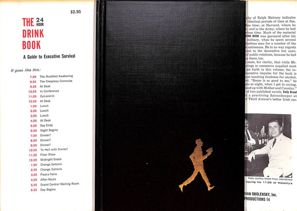 "The 24 Hour Drink Book: A Guide To Executive Survival" MALONEY, Ralph