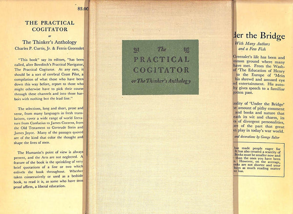 "The Practical Cogitator Or The Thinker's Anthology" 1945 CURTIS, Char