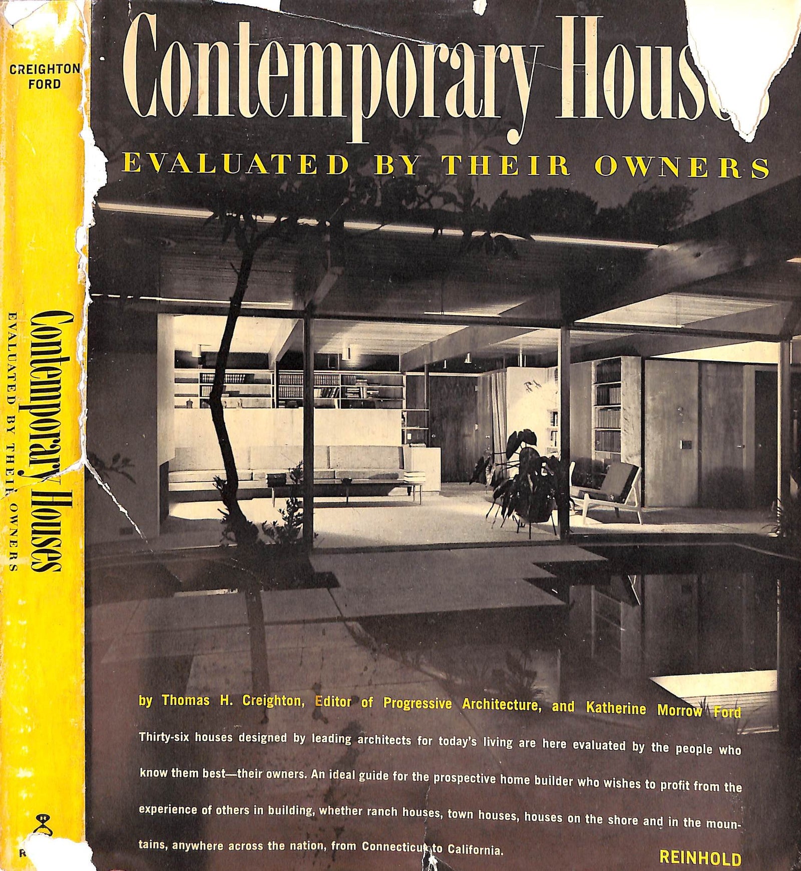 "Contemporary Houses Evaluated By Their Owners" 1961 CREIGHTON, Thomas