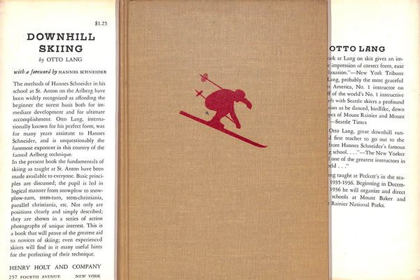 "Downhill Skiing" 1936 LANG, Otto (SOLD)