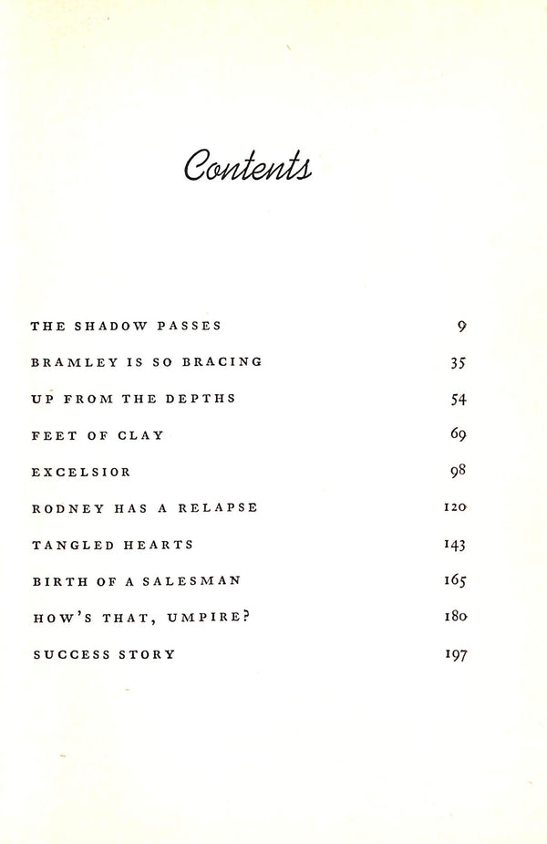 "Nothing Serious" 1951 WODEHOUSE, P.G.