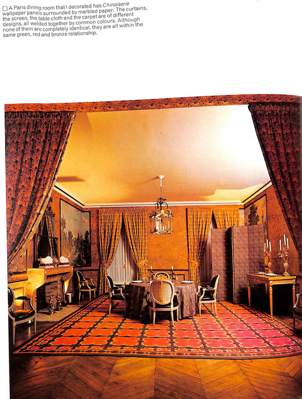 "David Hicks On Decoration- With Fabrics" 1971 HICKS, David