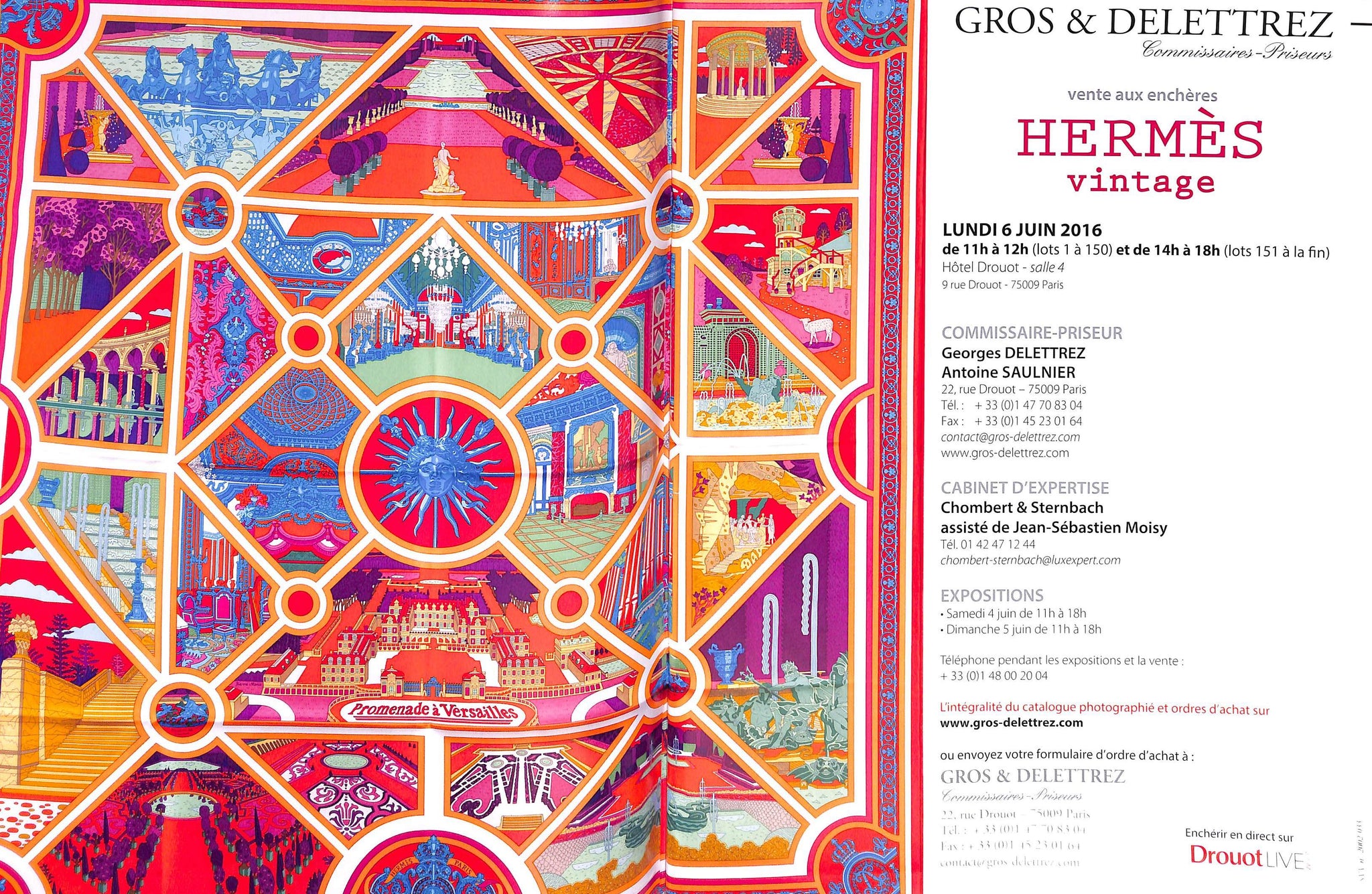 Hermes Paris Vintage Auction Catalog 2016