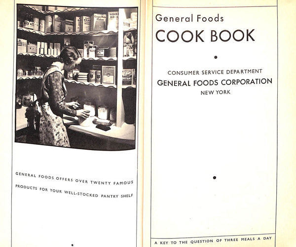 "General Foods Cook Book" 1932