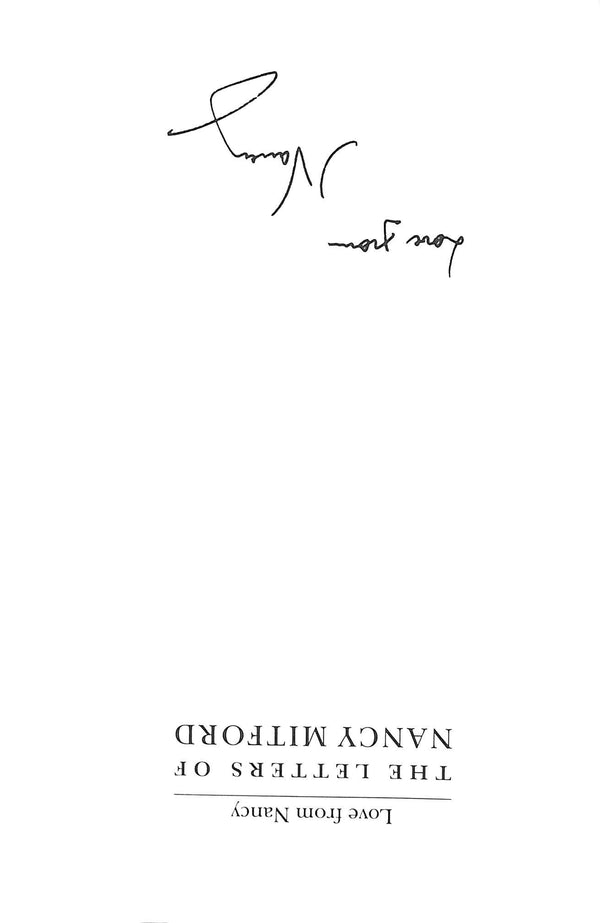 "The Letters Of Nancy Mitford" 1993 MOSLEY, Charlotte [edited by]