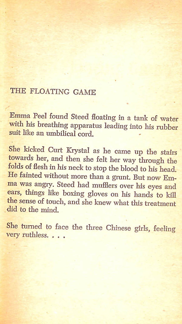 "The Avengers The Floating Game #1" 1969 GARFORTH, John