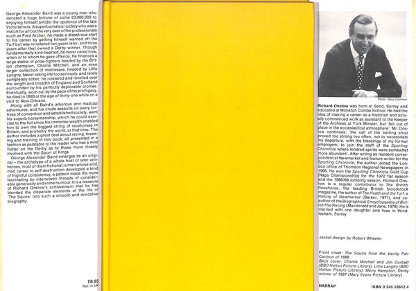 "The Squire: The Life Of George A Baird Gentleman Rider 1861-1893" 198