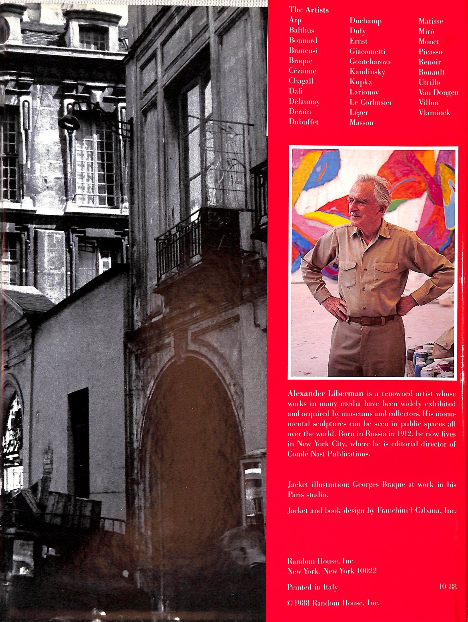 "The Artist In His Studio" 1988 LIBERMAN, Alexander (INSCRIBED)