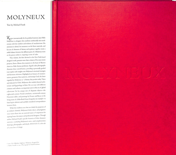 "Molyneux: The Interior Design Of Juan Pablo Molyneux" 1997 FRANK, Mic