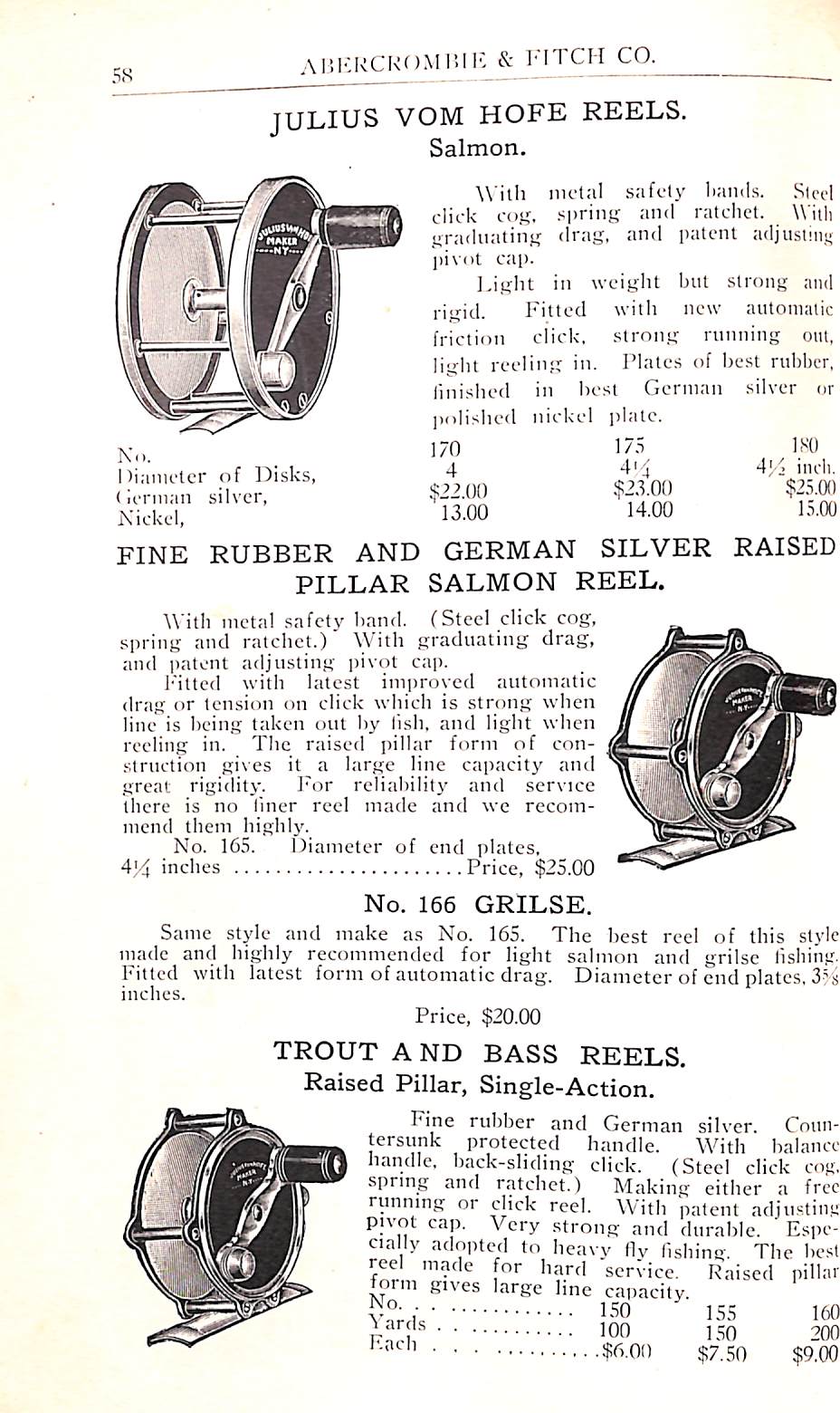 "Abercrombie & Fitch Fishing Tackle 1911 Catalog"