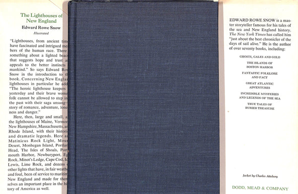 "The Lighthouses Of New England 1716-1973" SNOW, Edward Rowe (SIGNED)