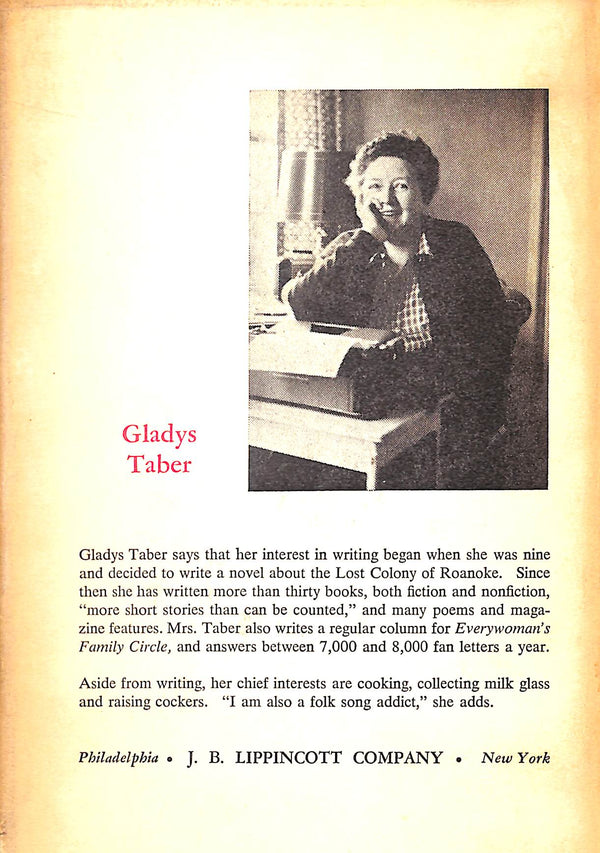 "Stillmeadow Sampler" 1959 TABER, Gladys