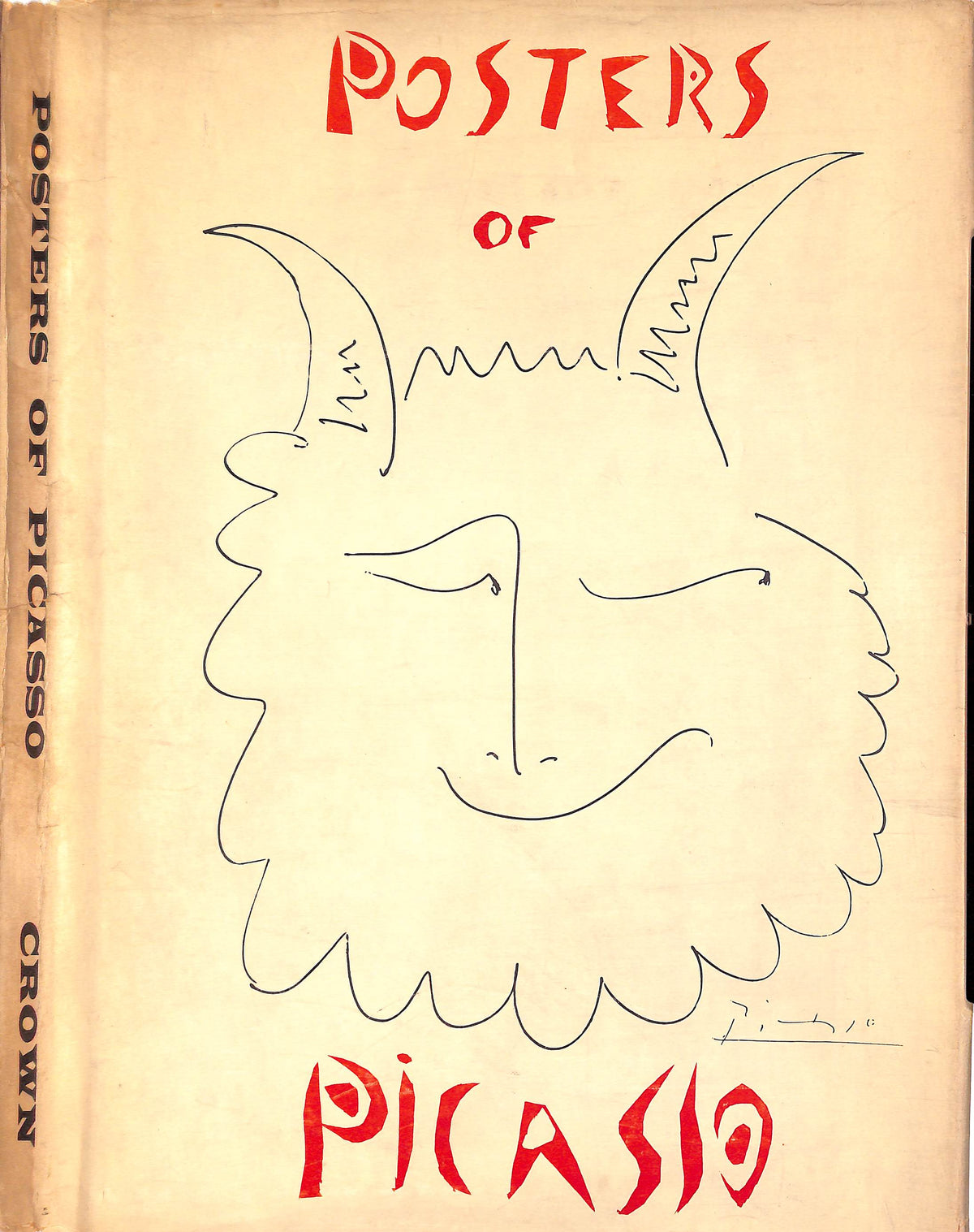 "Posters Of Picasso" 1957 w/ 24 Folio Chromolithographic Plates Of Pic