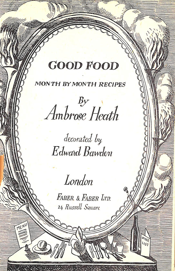 "Good Food" 1939 HEATH, Ambrose