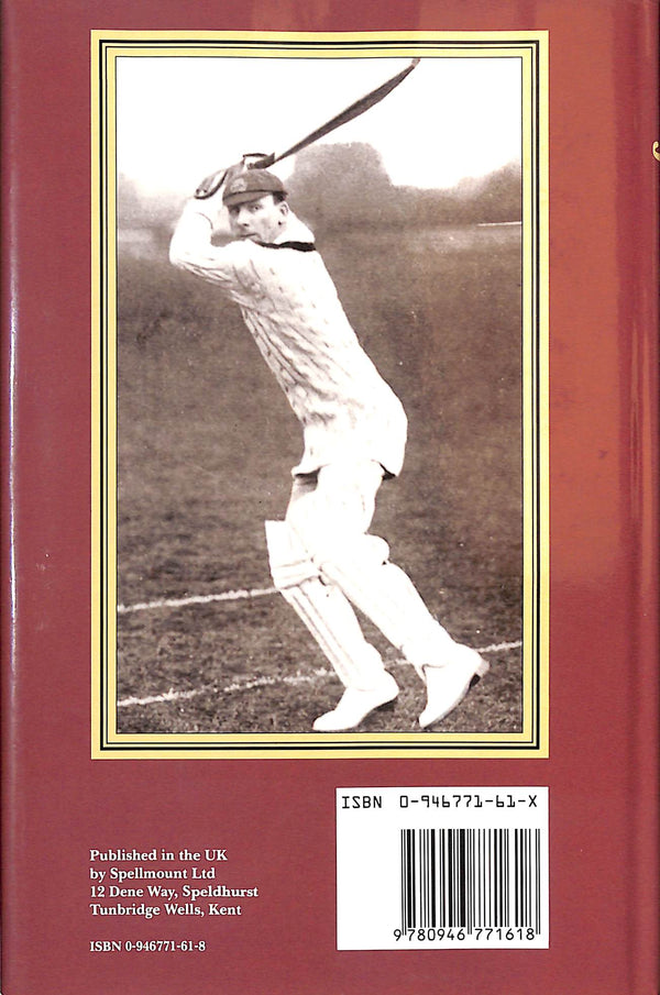 "The Test Match Career Of Sir Jack Hobbs" 1988 PORTER, Clive W.