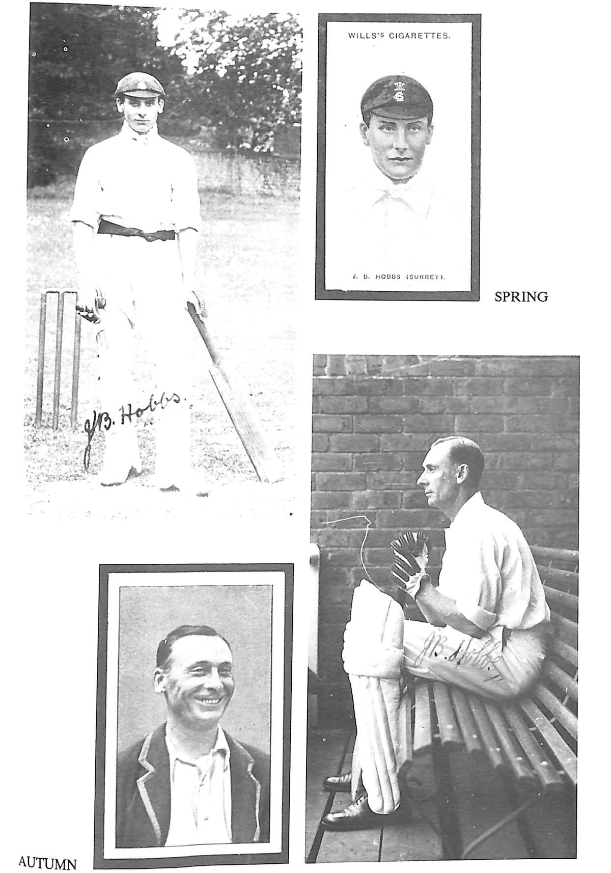 "The Test Match Career Of Sir Jack Hobbs" 1988 PORTER, Clive W.