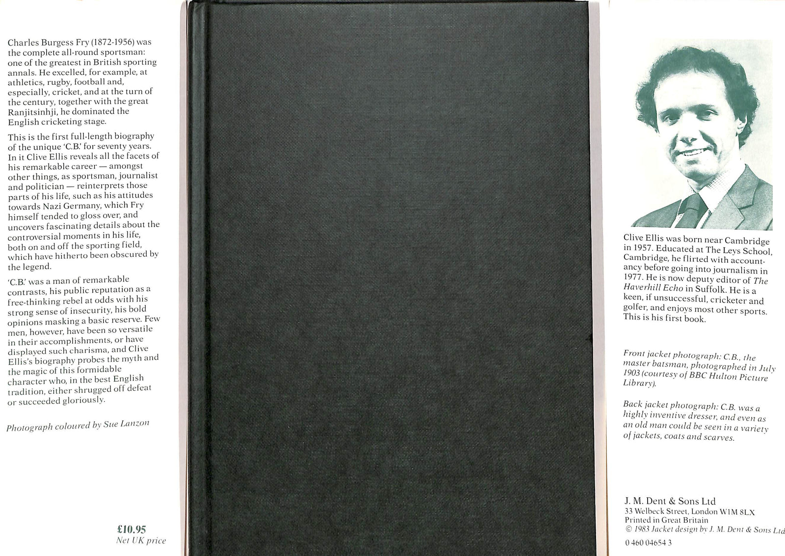 "C.B. The Life Of Charles Burgess Fry" 1984 ELLIS, Clive