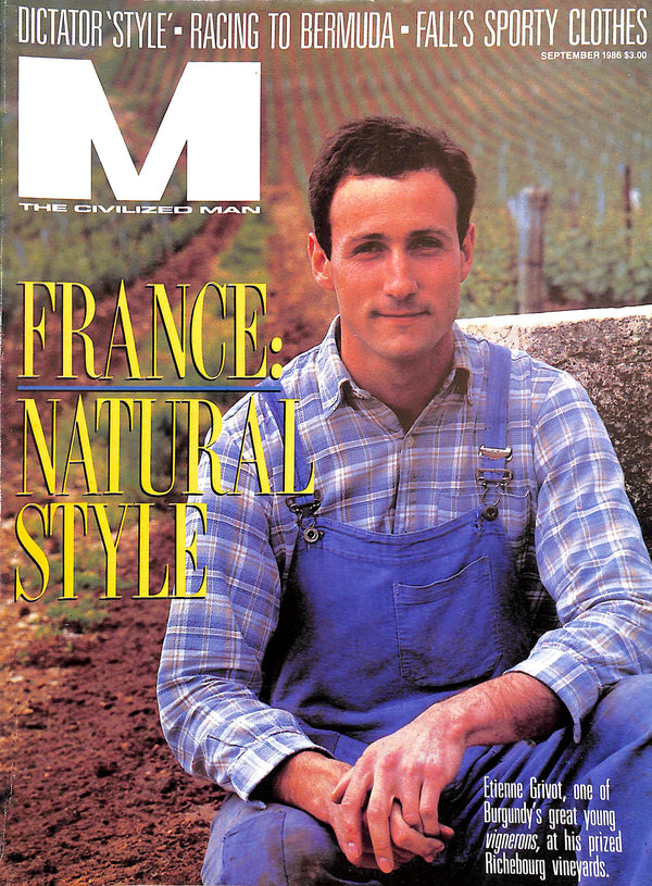 M The Civilized Man France: Natural Style September 1986