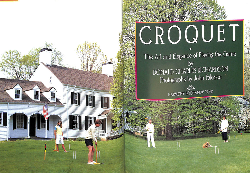"Croquet: The Art And Elegance Of Playing The Game" 1988 RICHARDSON, D