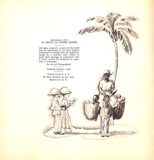 "Jamaica Johnny" 1939 HADER, Berta and Elmer