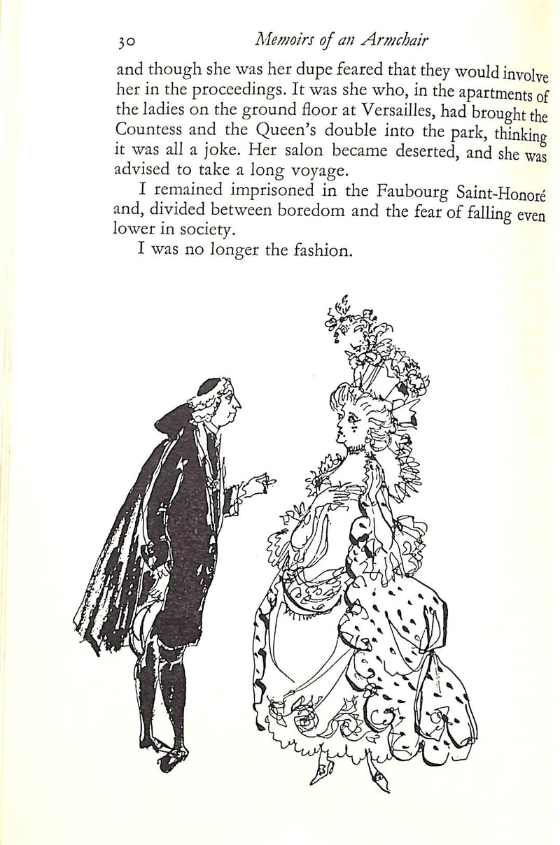 "Memoirs Of An Armchair" 1960 TREFUSIS, Violet & JULLIAN, Philippe