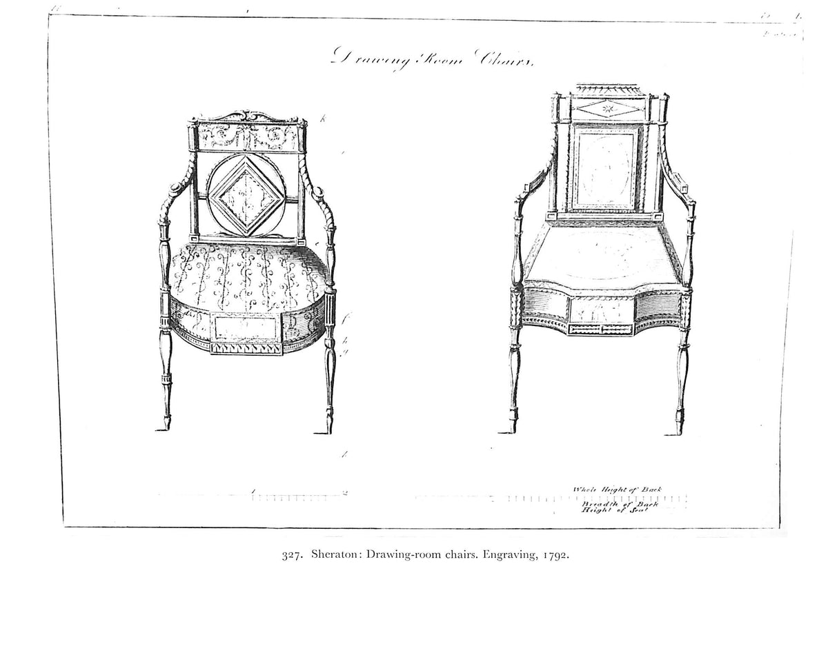 "English Furniture Designs Of The Eighteenth Century" 1958 WARD-JACKSO