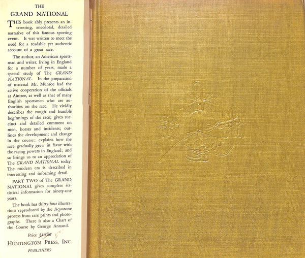 "The Grand National 1839-1930" 1931 MUNROE, David Hoadley
