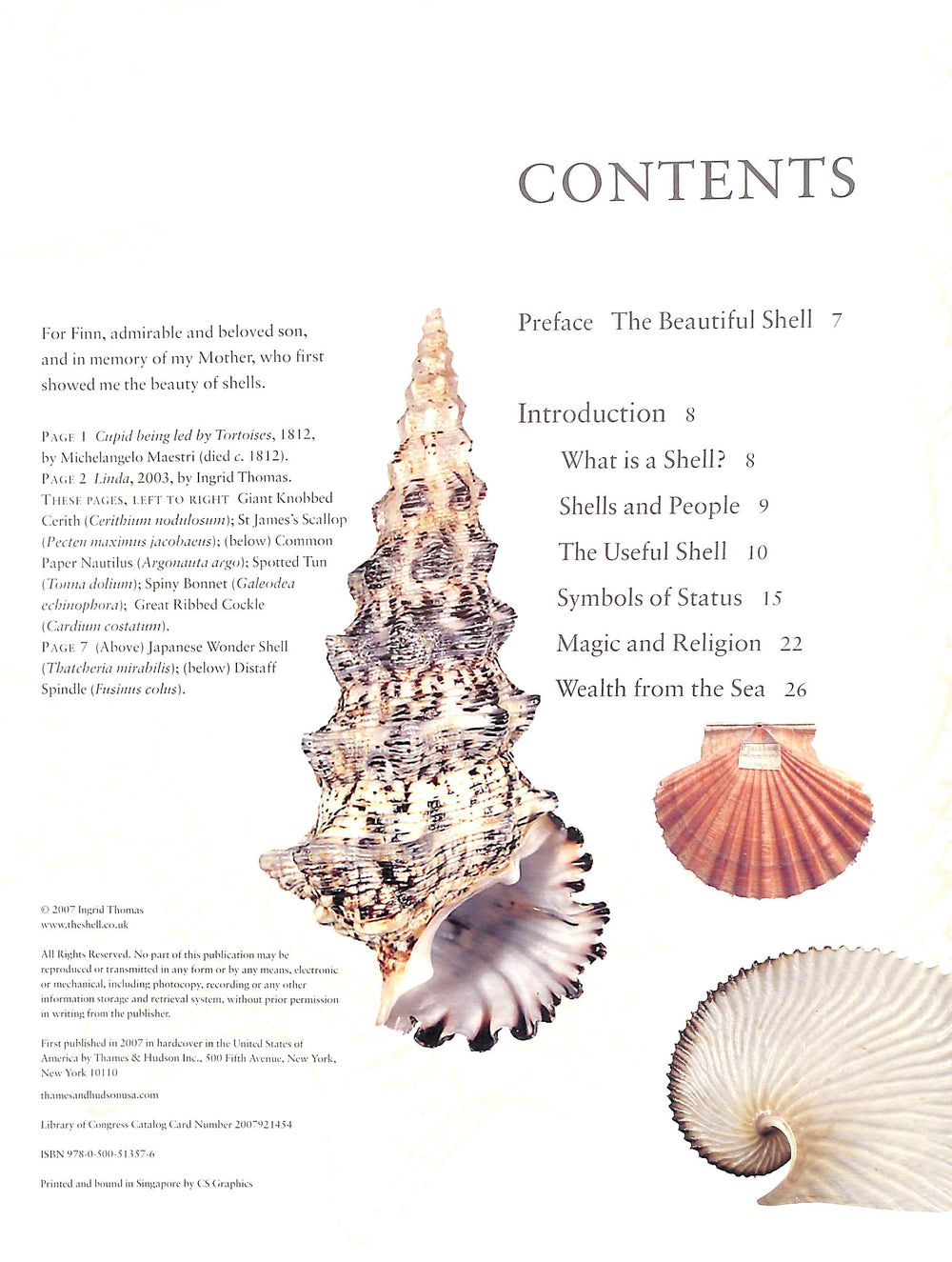 "The Shell: A World Of Decoration & Ornament" 2007 THOMAS, Ingrid