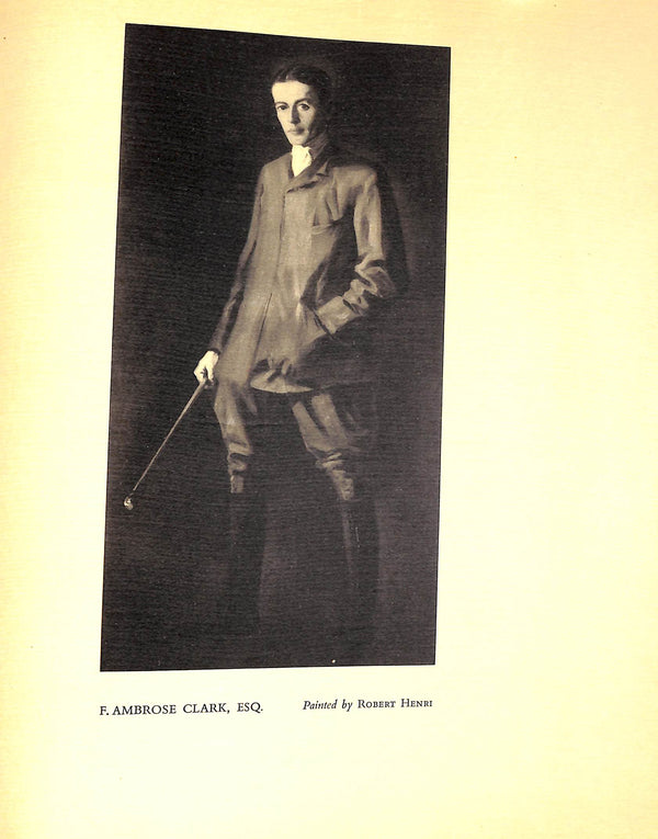 "Catalogue Of The F. Ambrose Clark Painting Collection" 1958 CLARK, F.