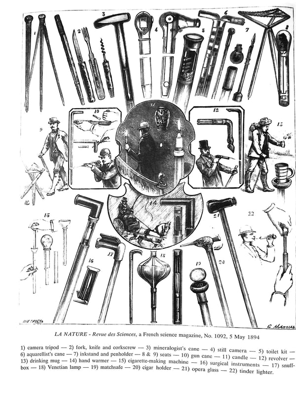 "Cane Curiosa From Gun To Gadget" 1983 DIKE, Catherine