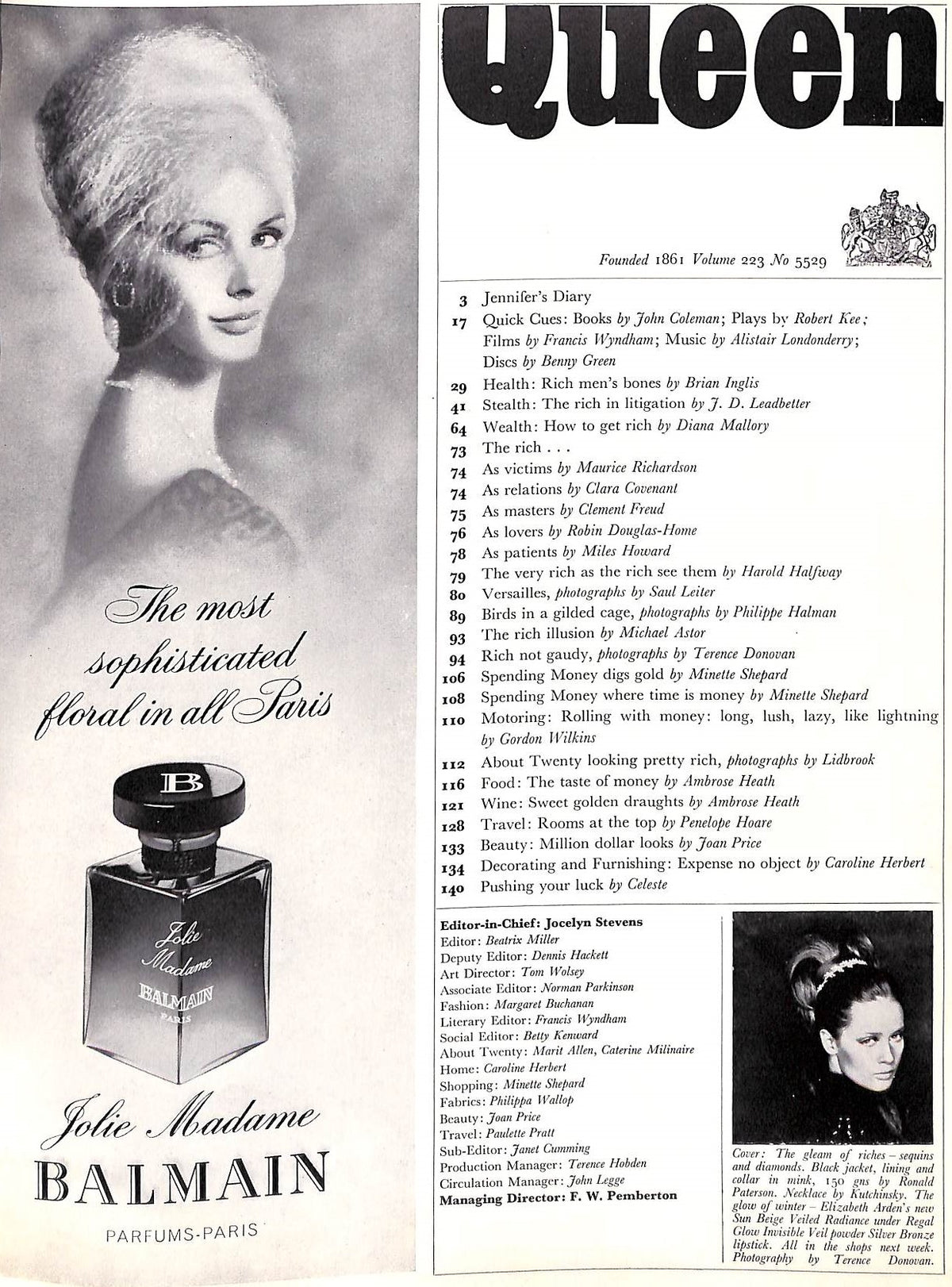 "Queen Magazine" 6 November, 1963 (SOLD)