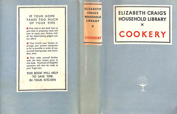 "Cookery x Elizabeth Craig's Household Library" 1950 CRAIG, Elizabeth