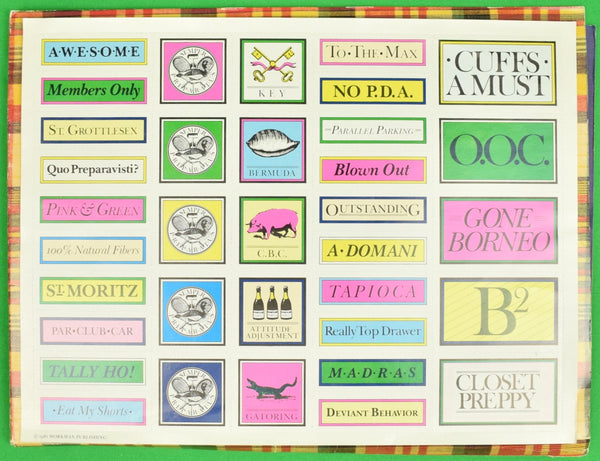 "The Official Preppy Stationery c1981 Folder" (SOLD)