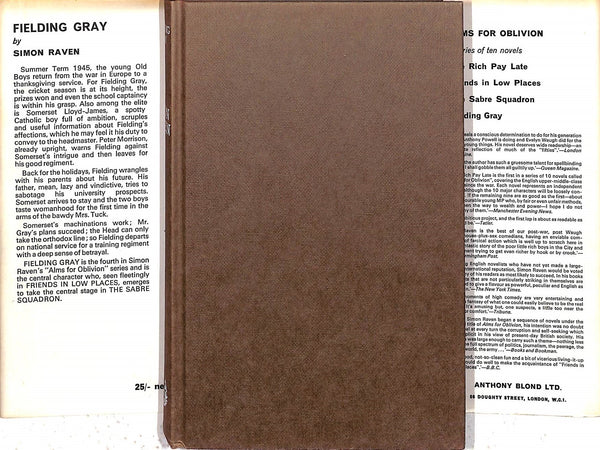 "Fielding Gray" 1967 RAVEN, Simon