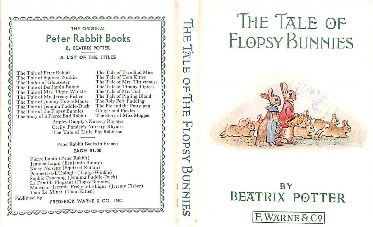 "The Tale Of Flopsy Bunnies" 1937 POTTER, Beatrix
