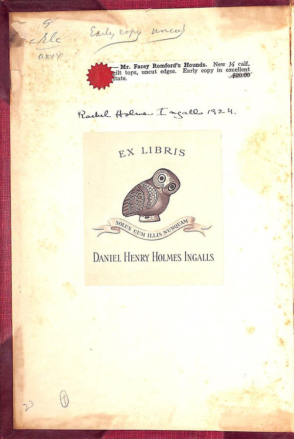 "Mr. Facey Romford's Hounds" SURTEES, Robert S.
